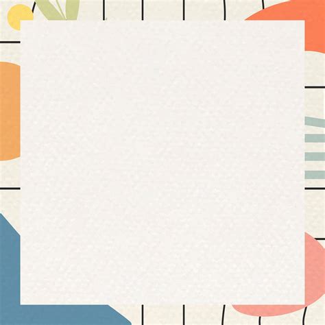 Abstract Botanical Frame Template Vector Premium Vector Rawpixel