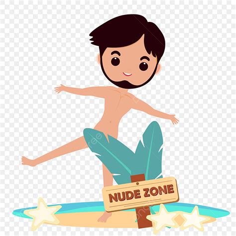 Beach Nude Clipart PNG Images A Man Standing By The Beach In Nude Zone