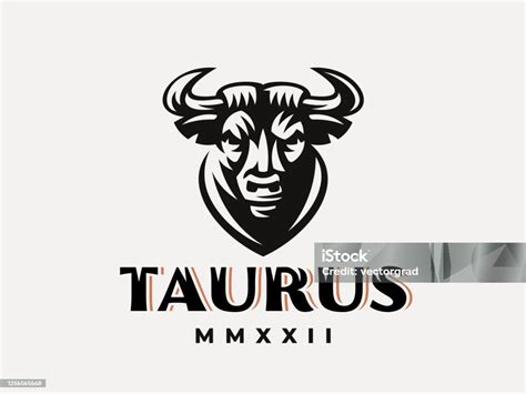 황소 현대 엠블럼 황소 자리 전령 휘장 디자인 비즈니스에 대 한 편집 가능 벡터 그림입니다 문장에 대한 스톡 벡터 아트 및 기타 이미지 Istock