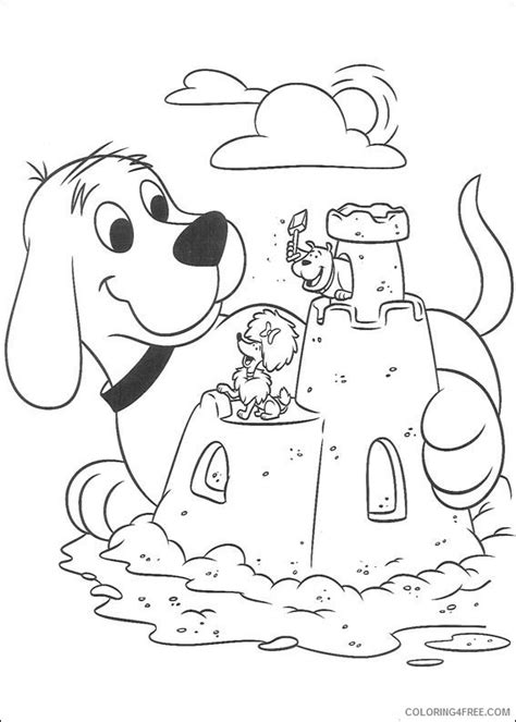 Clifford The Big Red Dog Coloring Pages Printable Coloring4free