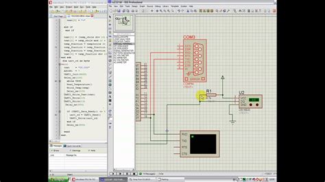 Proteus Simulation Connect Rs232 And Pic Youtube