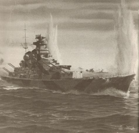H Class Battleship Super Bismarck Battleship New Battleship Warship