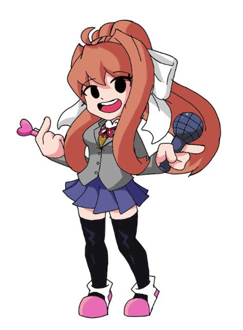 Hd Monika Fnf By Aurorarose45 On Deviantart