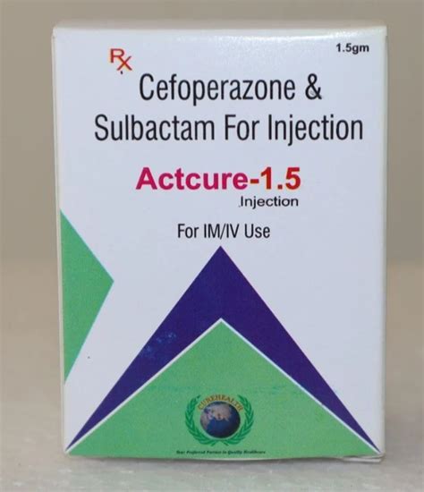 Actcure Cefoperazone Sulbactam Injection At Best Price In Ahmedabad