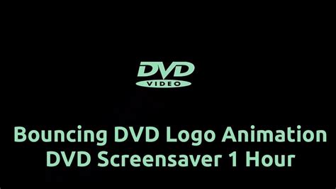 Bouncing Dvd Logo Screensaver Dvd Screensaver 1 Hour Youtube