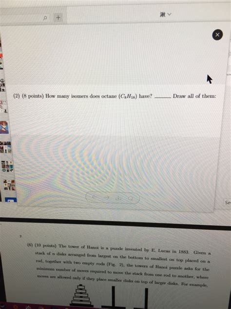 Solved How Many Isomers Does Octane C 8h 18 Have