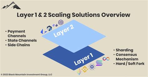 Overview Of Layer 2 Scaling Solutions Black Mountain Investment Group
