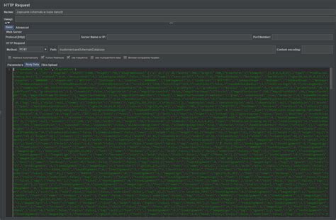 Apache How To Send Huge Json From Body Inside Request Jmeter Stack