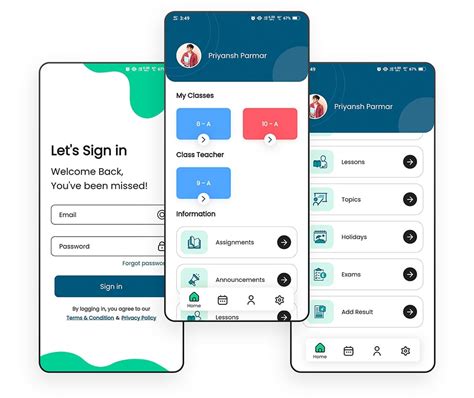 Teacher Flutter App Eschool Virtual School Management System Buy