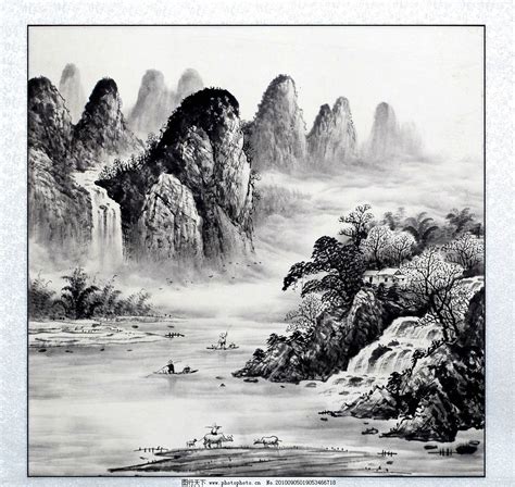国画 山水画图片 绘画书法 文化艺术 图行天下图库