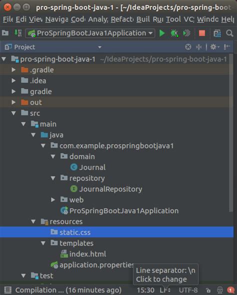 Java Adding A Sub Directory To The Static Directory In An IntelliJ