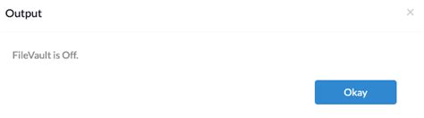 Script To Check Encryption Status On Mac Hexnode Help Center