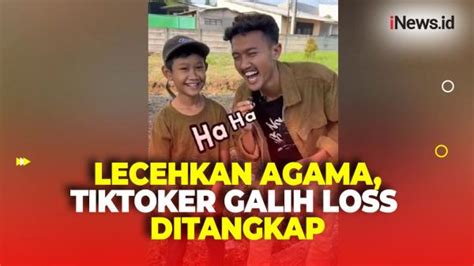 Buat Konten Penistaan Agama Tiktoker Galih Loss Ditangkap Dan Ditahan