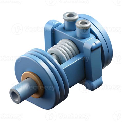 Vibrant Organic Scalable Diagram Of A Simple Engine Single Weight Stroke Minimal Design With