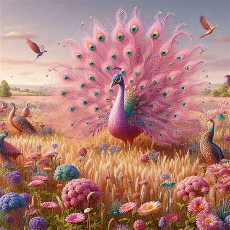 Peacock Feather Painting