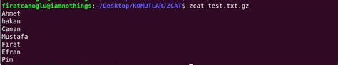 Örneklerle linux ta zcat komutu nasıl kullanılır linux data linux sysadmin