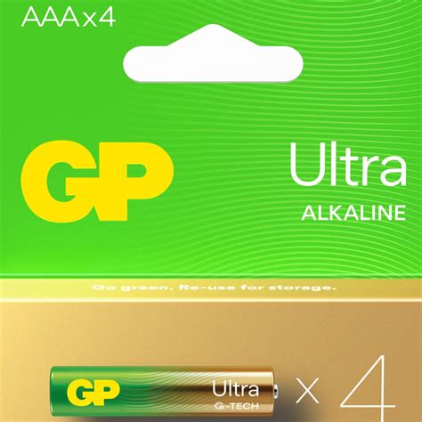 GP Ultra AAA Batteries 4 Pack – All Instruments Ltd