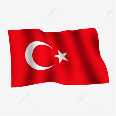 터키 투명 배경에 깃발을 흔들며 터키 국기 깃발을 흔들며 깃발 모형 Png 일러스트 및 Psd 이미지 무료 다운로드 Pngtree