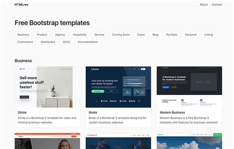 Htmlrev Free Html Bootstrap Tailwind Templates Betalist