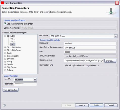 Creating An Ibm Db2 Universal Database Connection