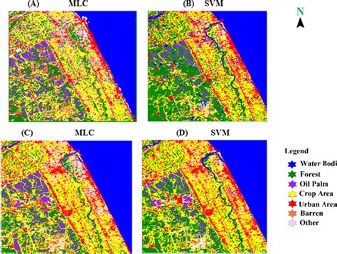 Lc Maps Extracted From Landsat 8 Original Dn Image 30 M By Techniques