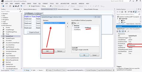 Export Gridview To Excel Inside Of Ajax Updatepanel Using In Aspnet C