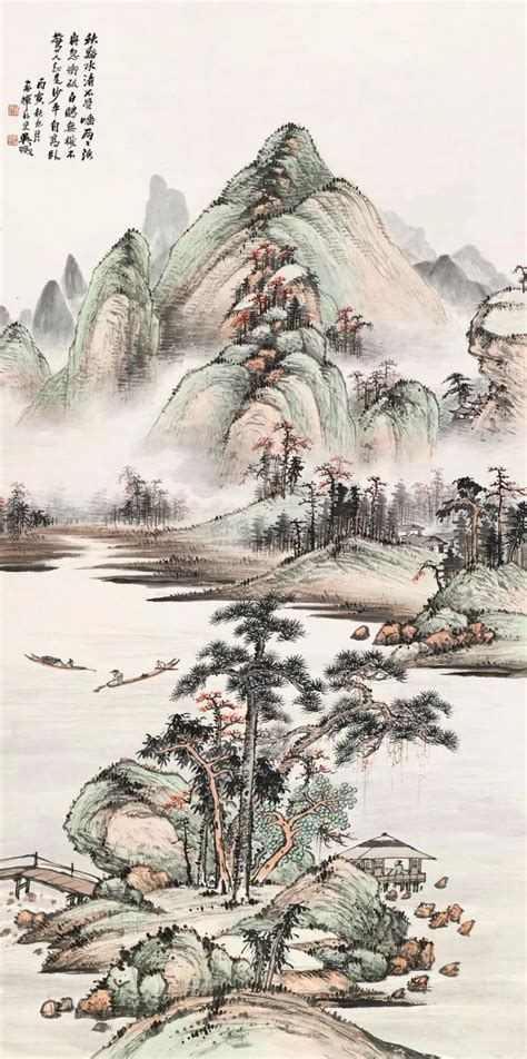 近现代海派巨擘 吴待秋山水作品选下 何晓昱的文化艺术博客 新浪博客