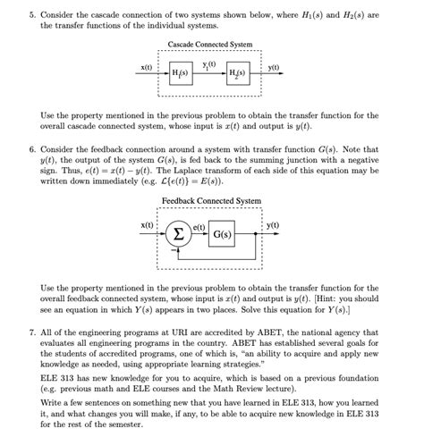 Solved Consider The Cascade Connection Of Two Systems Chegg