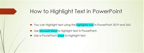 How To Highlight Text In PowerPoint TechObservatory