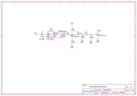 Lm1458 Vox Circuit Easyeda Open Source Hardware Lab
