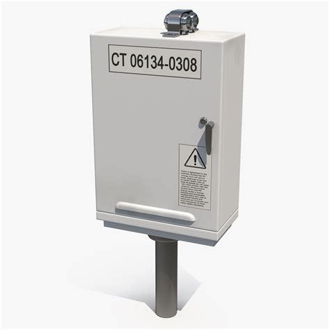 Cabinet Outdoor Electric Control Box 3d Model 3d Model 19 3ds C4d