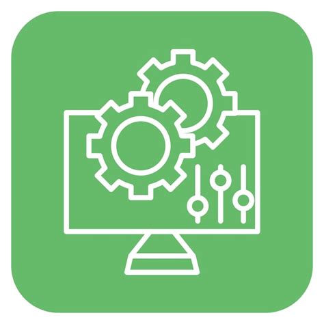 Premium Vector Application Setting Vector Illustration