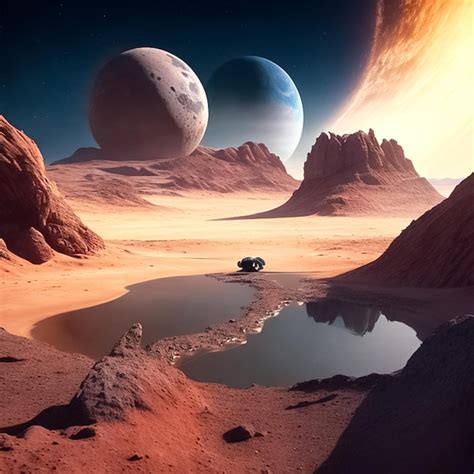 Premium Ai Image Mars Interface From Ufo Hyper Realistic