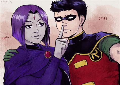 At Least Shes Smiling…right Teen Titans Robin Teen Titans Fanart Dc Comics Damian Wayne