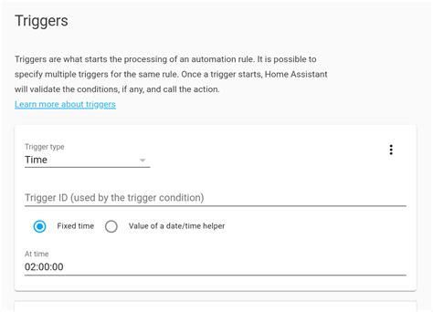 Automation Via The Ui How To Schedule The Triggers For Days Of Week And Time Configuration