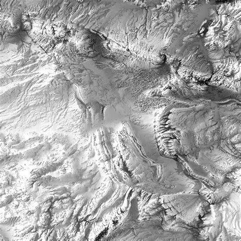 Wyoming Elevation Map Uncrate Supply