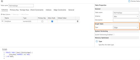 Build Graph Node And Edge Tables Using Azure Data Studio