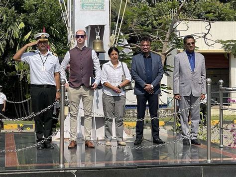 Mr Robert Gale And Capt Sankalp Shukla Visits Himt College