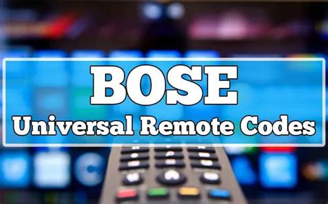 Remote Codes Portal On Linkedin Bose Universal Remote Codes And Programming Guide Remote Codes Portal On Linkedin Bose Universal Remote Codes And Programming Guide
