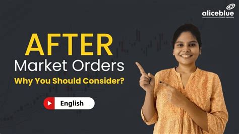 Sharath Kumar S On Linkedin How After Market Orders Work And How To
