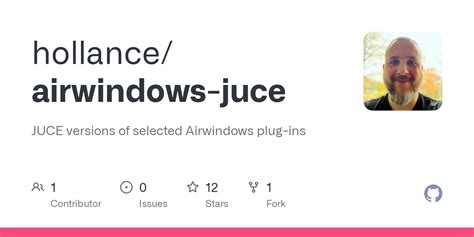 Github Hollance Airwindows Juce Juce Versions Of Selected Airwindows