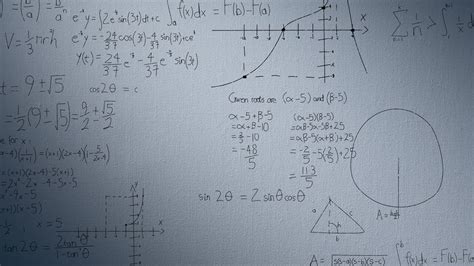 Animation Of Mathematical Equations And Formulas Floating Against Grey Textured Background