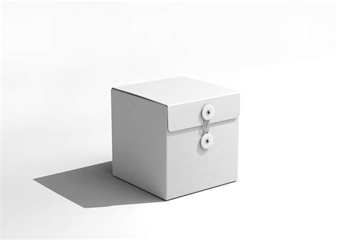 Square String Gift Box Free Mockup Free Mockup World