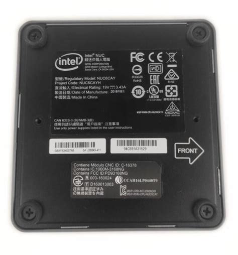 Intel Nuc6cayh Počítačová Skříň Aukro