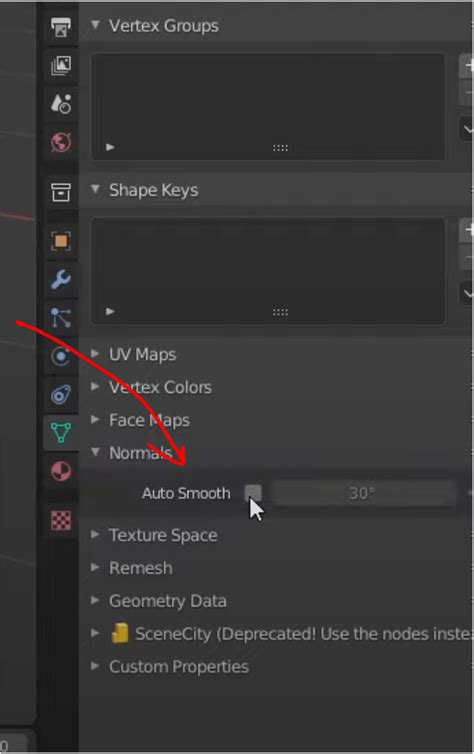 solved where is the normals panel in object data properties in blender