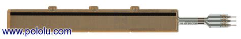 Pololu Force Sensing Linear Potentiometer 4 0″×0 4″ Strip Customizable Length