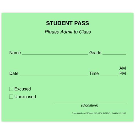 Student Pass Pad