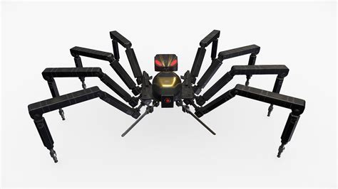 Spider Bot V2 Buy Royalty Free 3d Model By Pieter Ferreira