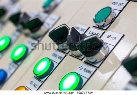Push Button Display On Control Panel Stock Photo 658713769 Shutterstock