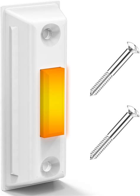 Dreyoo Metal Doorbell Push Button Heavy Duty Metal Door Bell Wired